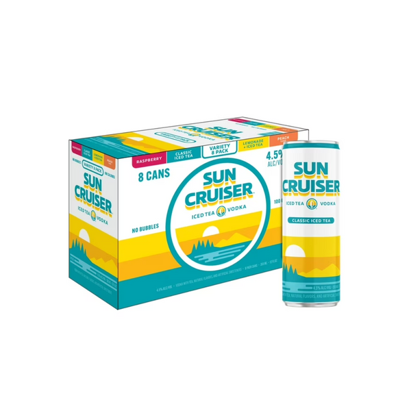 Sun Cruiser Iced Tea Vodka Variety Pack - 8 Pack 12oz Cans - ALPEA Delivery