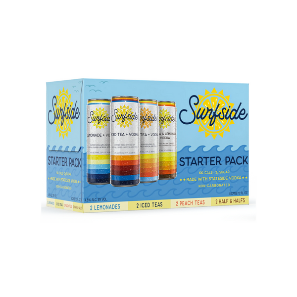 Surfside Iced Tea + Vodka Starter Pack - 8 Pack 12oz Cans - ALPEA Delivery